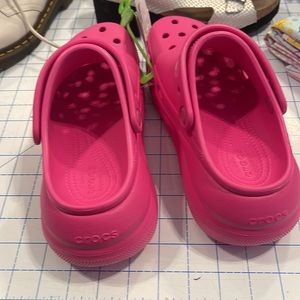 CROCS | Shoes | Crocs Classic Crush Clog Hot Pink | Poshmark